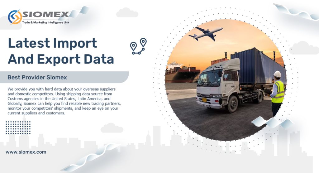 Which website provides the latest import export data
