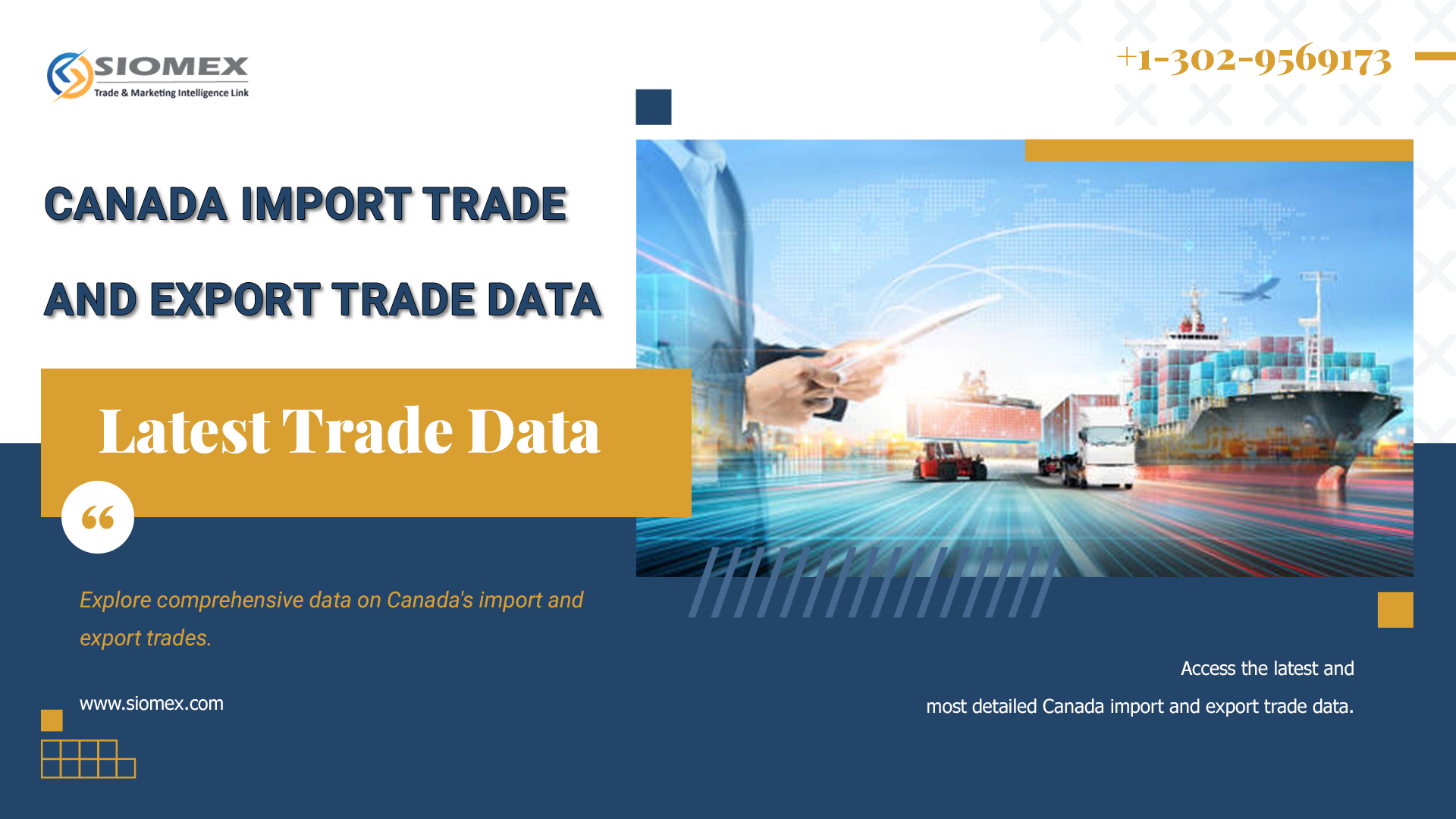 Canada Import Trade and Export Trade Data - Siomex