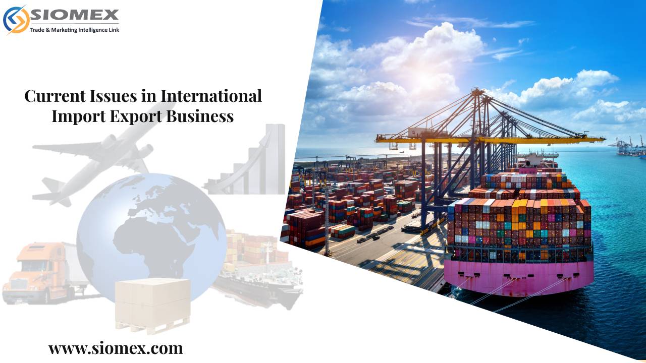 Current Issues in International Import Export Business